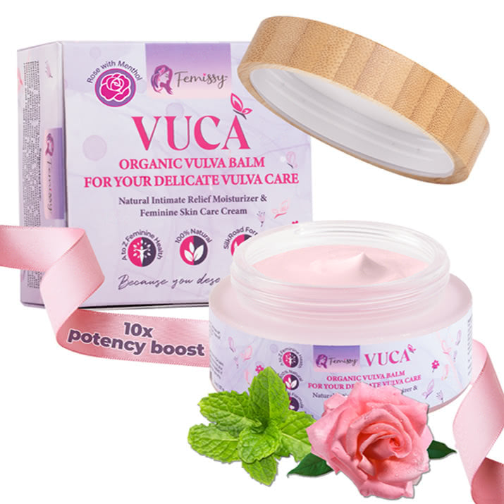 Femissy Organic Vulva Balm - Soothing Feminine Itch & Dryness Relief